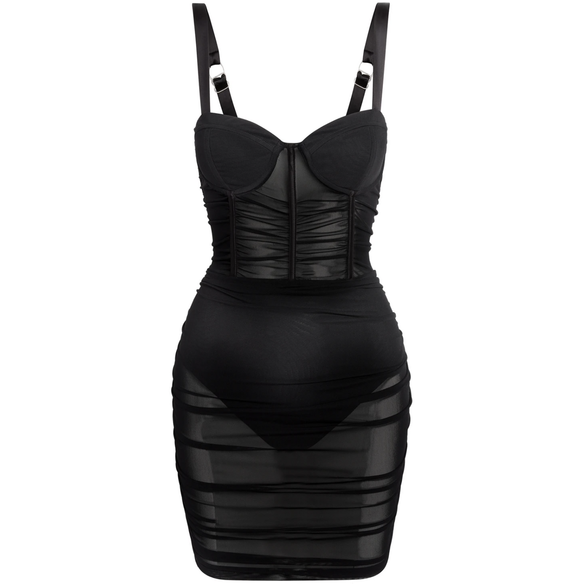 Mesh Mini Dress MUSSECCO mesh-mini-dress-mussecco