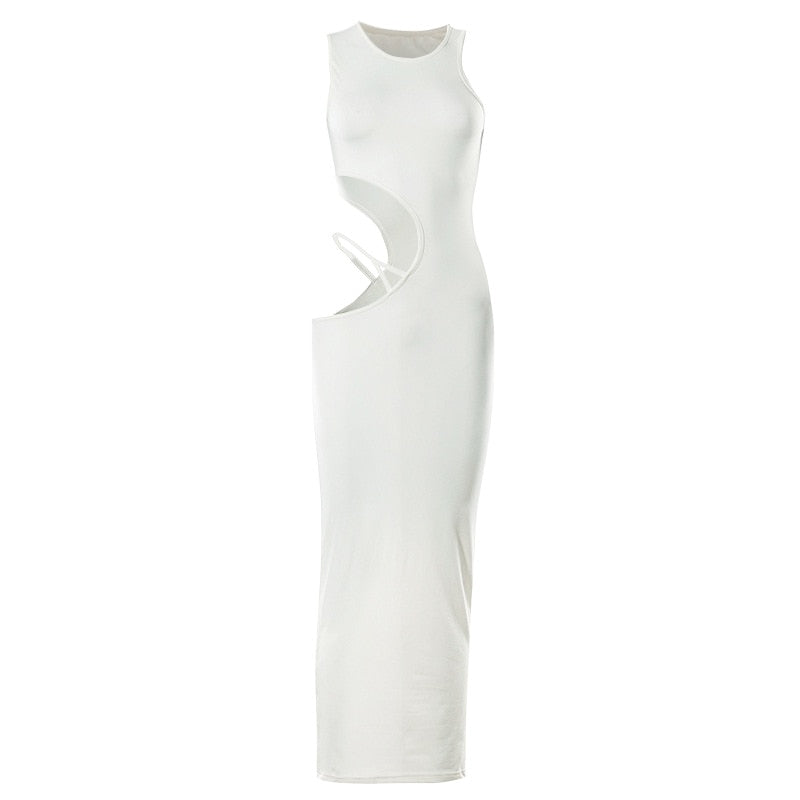 Bodycon cutout maxi dress – MUSSECCO